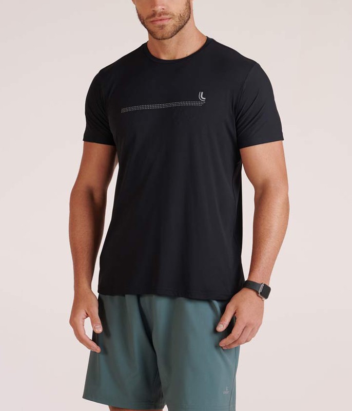 Camiseta Masculina Lupo Sport (77053-003) Preto :: lingerie.com.br