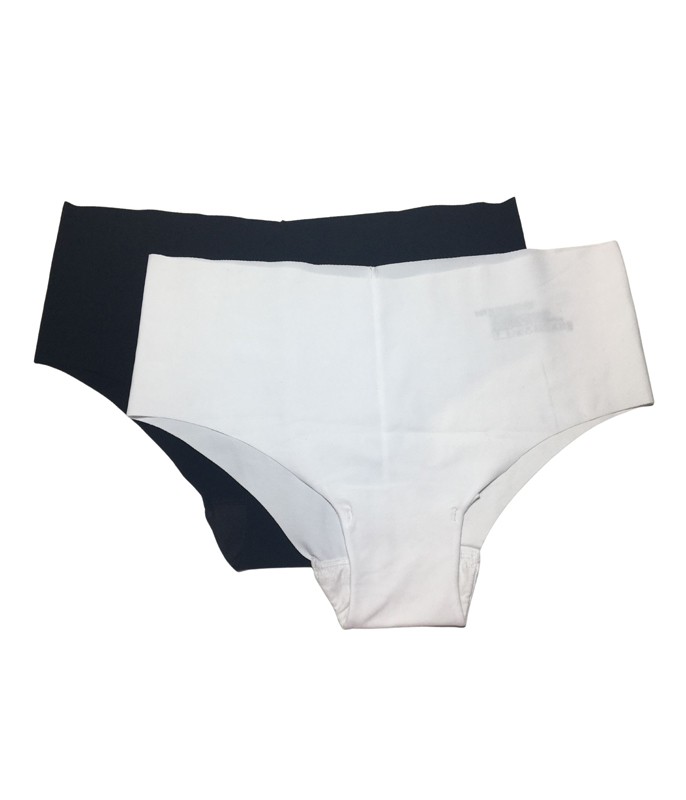 Kit 2 Calcinhas Sem Costuras Trifil (QE5685/5685) Preta/Branca ...